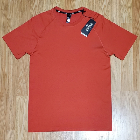 RHONE | Shirts | Nwt Rhone Reign Tech Knit Mesh Gym Performance Short ...